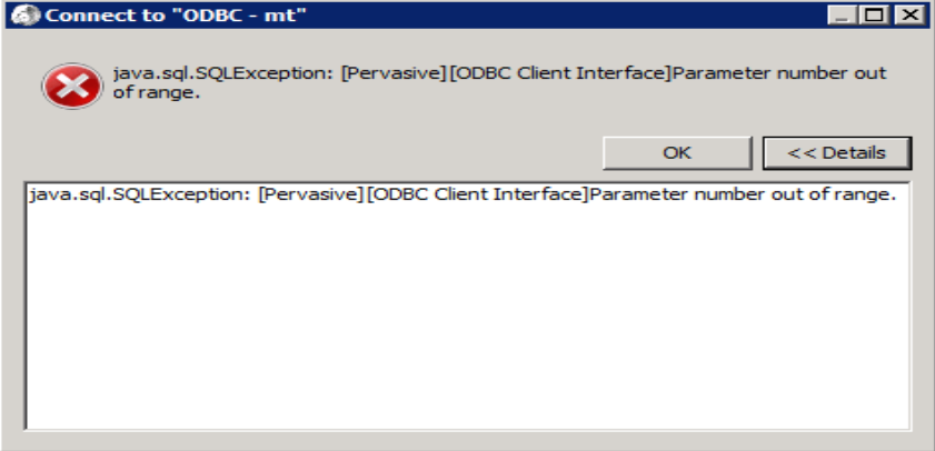 Can't Consume 64bit ODBC System DSN using 64bit Pervasive Client ...